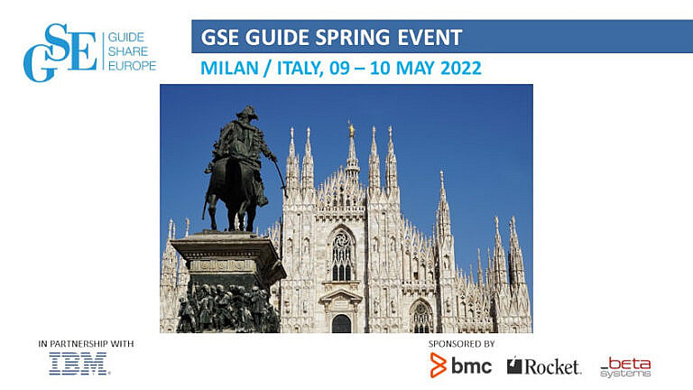 GSE Guide Share Europe - European non-profit IT knowledge network