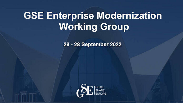 GSE Guide Share Europe - European non-profit IT knowledge network