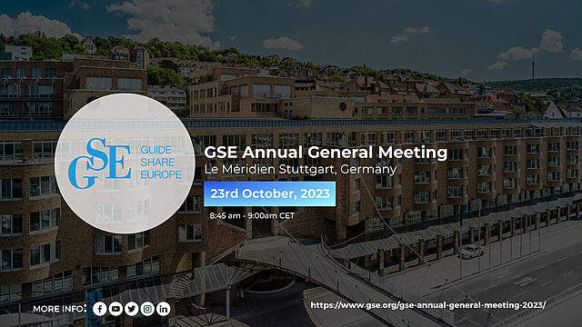 GSE Annual General Meeting 2023 - GSE Guide Share Europe